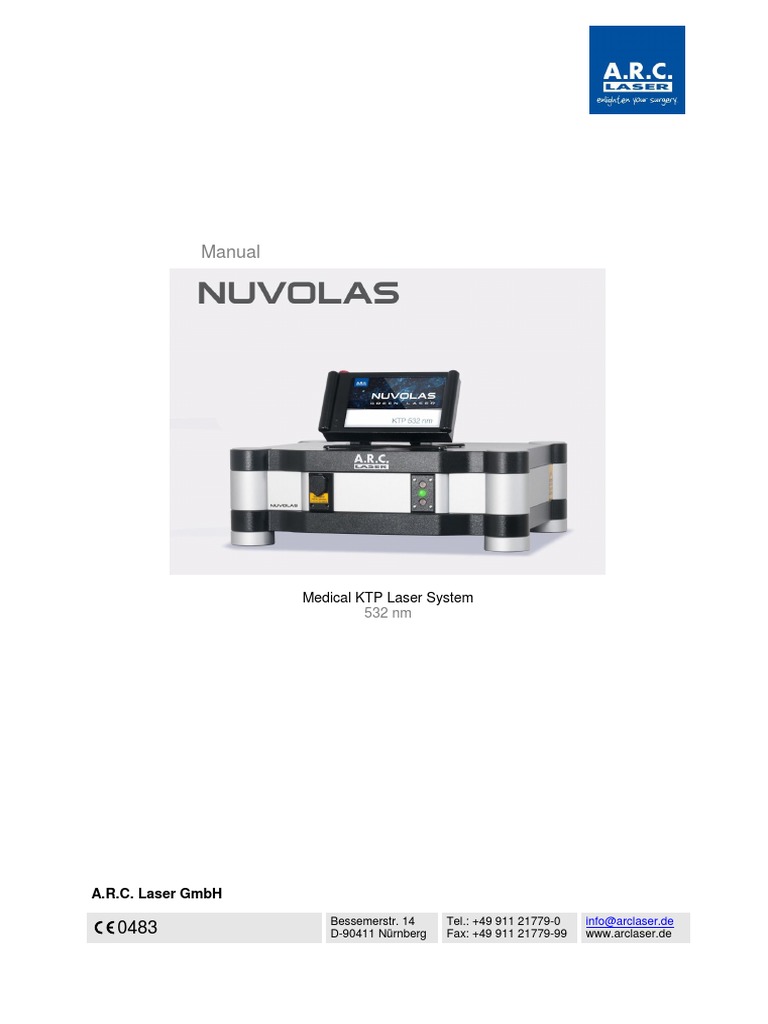 User Manual Nuvolas-En | PDF | Laser | Electrical Engineering