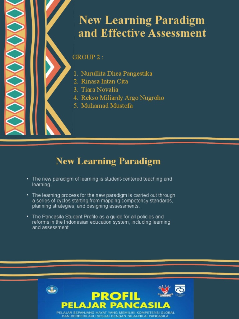 New Learning Paradigm and Effective Assessment | PDF | Educational ...
