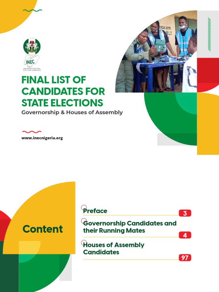 2023 State Elections Candidate List | PDF | Titles | Career And ...
