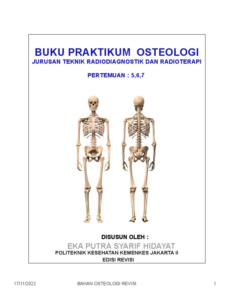 Bahan Ajar PRAKTIK Osteologi 4-6 | PDF