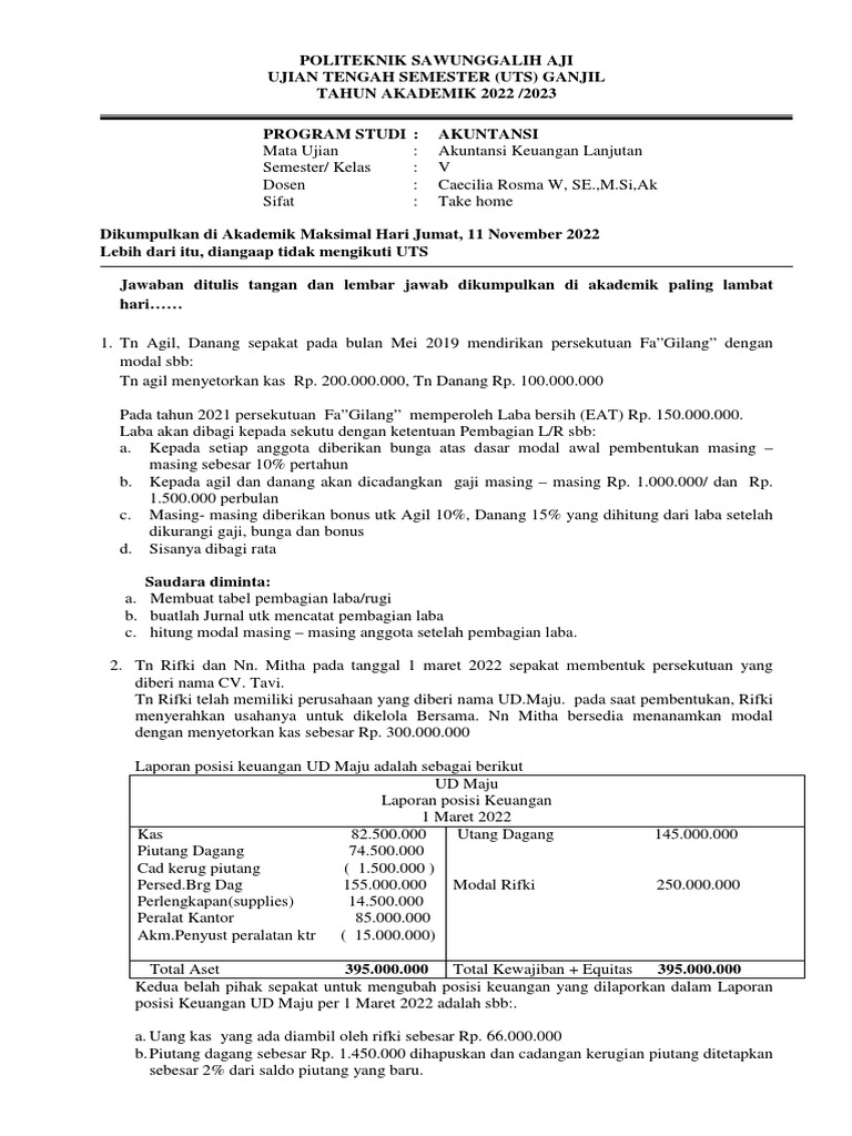 CR - Prak AKL AKV | PDF