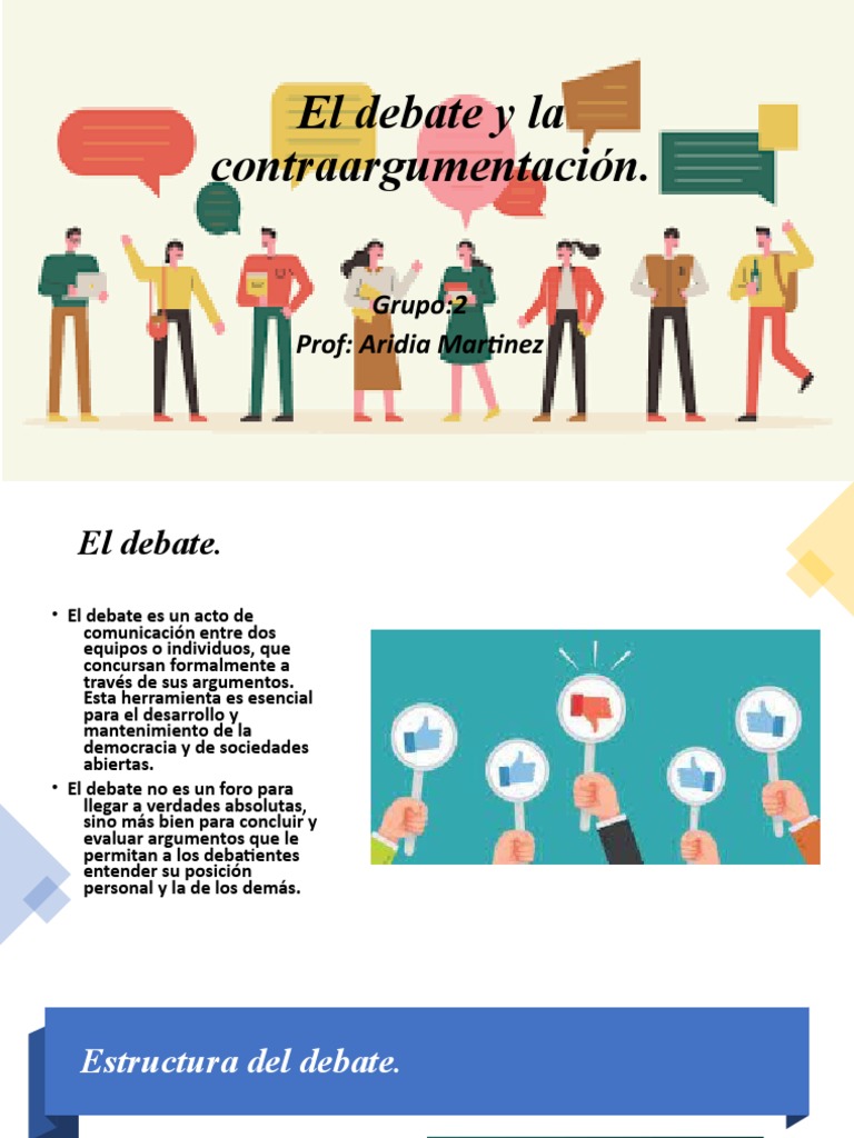 Estructura y Técnicas de Debate | PDF | Argumento