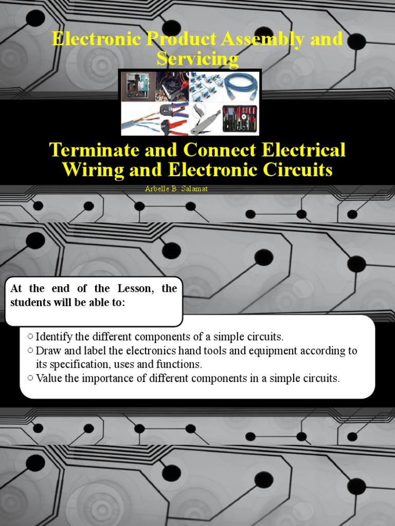 Demo Terminate And Connect Electrical Wiring And Electronic Circuits Edited Components Of A