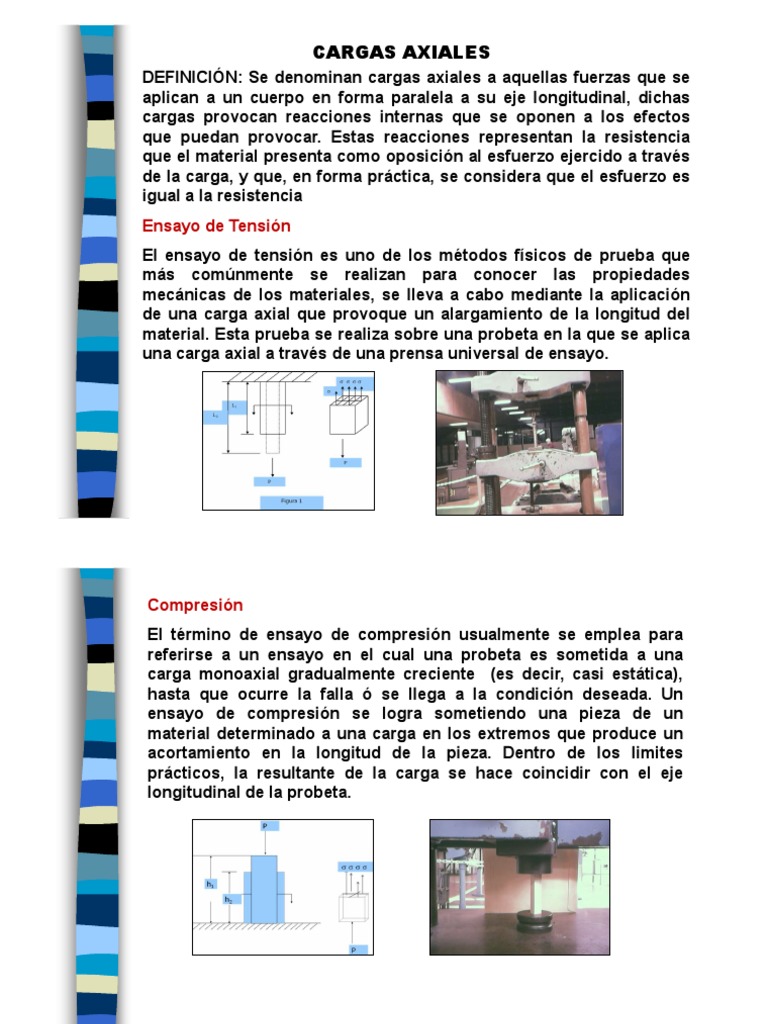 Teoria de Cargas Axiales | Descargar gratis PDF | Rendimiento ...