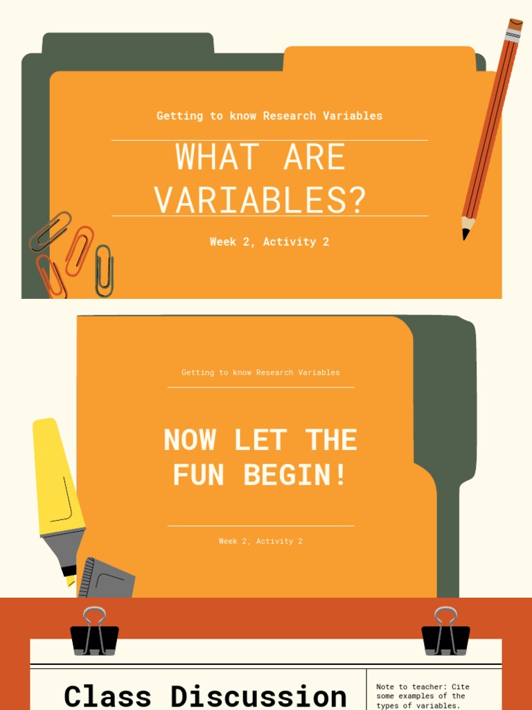 Getting To Know Variables Pdf Dependent And Independent Variables Test Assessment