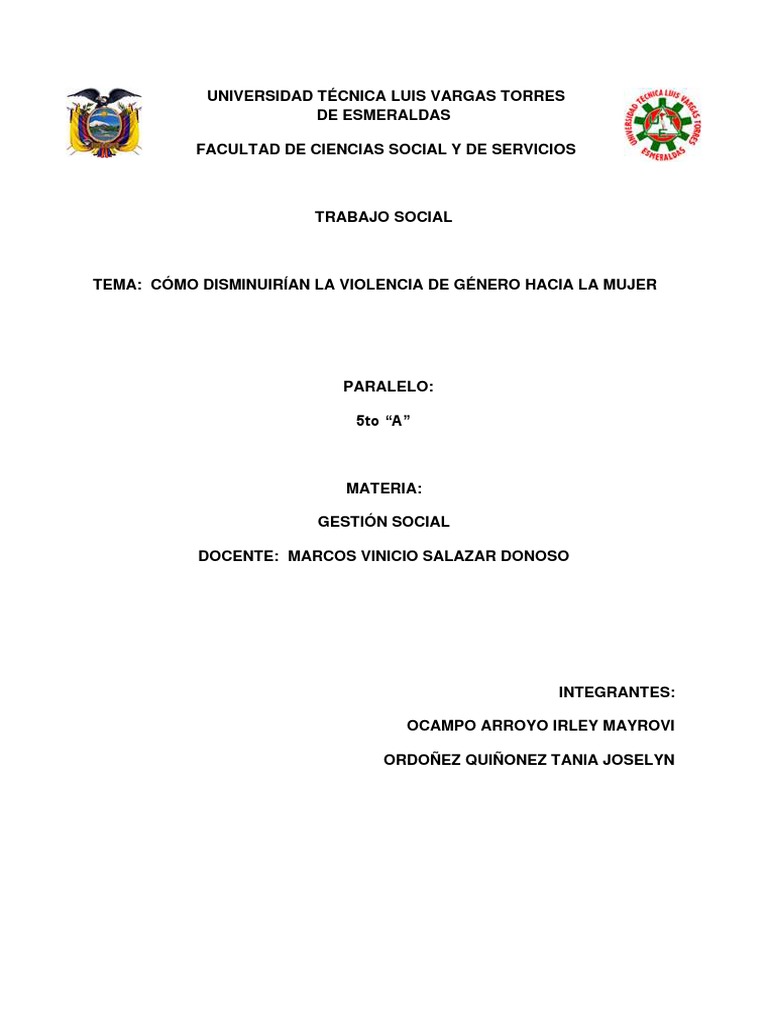 Mini Proyecto de Gestion Social | Descargar gratis PDF | Iniciativa ...