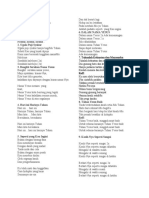 Kumpulan Lagu Persembahan Rohani | PDF