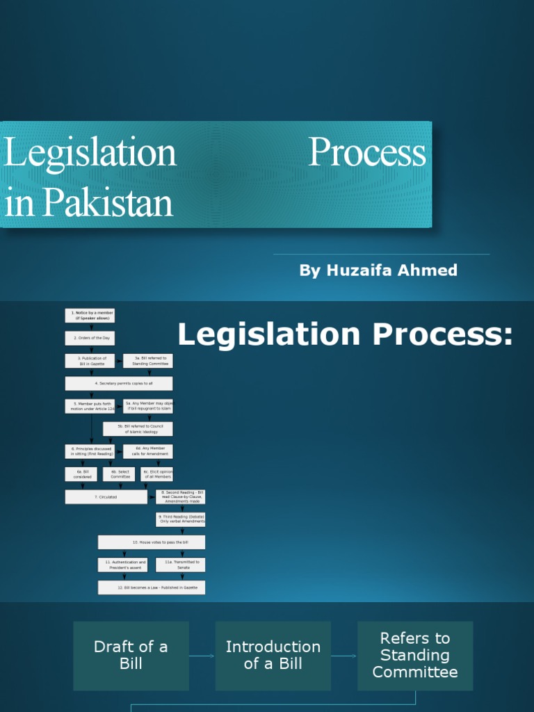 Legislation Process in Pakistan Explained | PDF | Social Science | Law