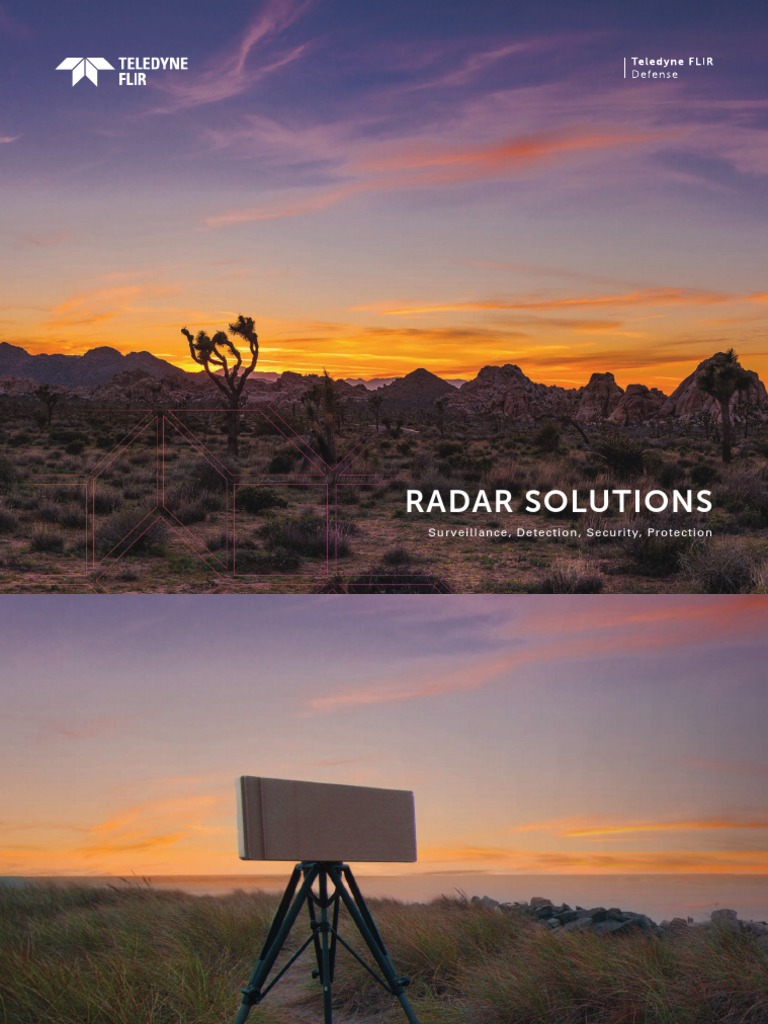 Radar Solutions Brochure | Download Free PDF | Radar | Unmanned Aerial Vehicle