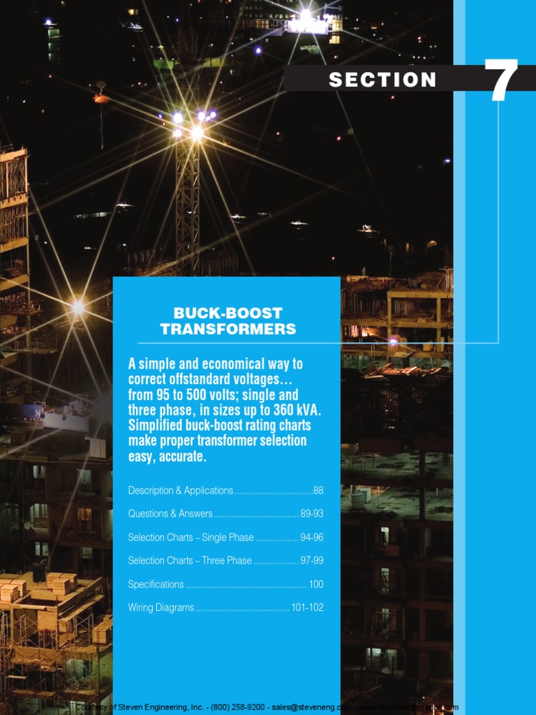 Acme Main Buck Boost Transformers | PDF | Transformer | Mains Electricity