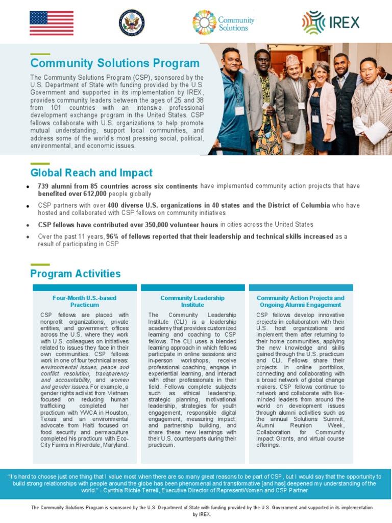 About CSP Flyer - 221027 - 082131 | PDF | Mena | Leadership