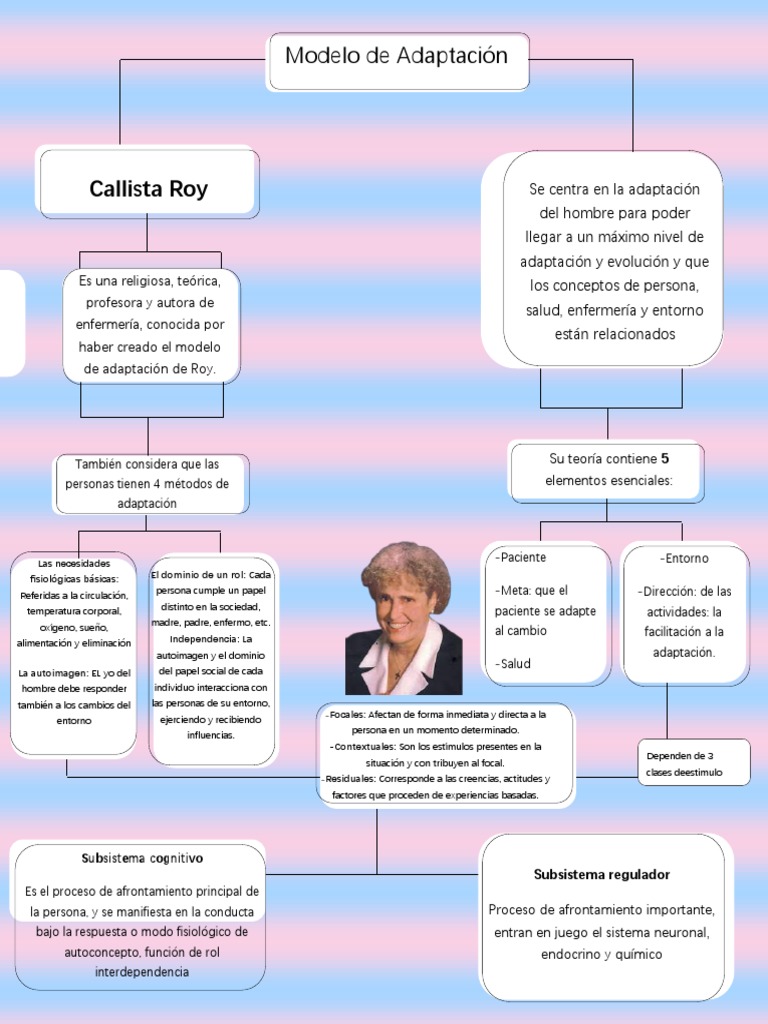 Modelo De Adaptación De Callista Roy Pdf Adaptación Enfermería
