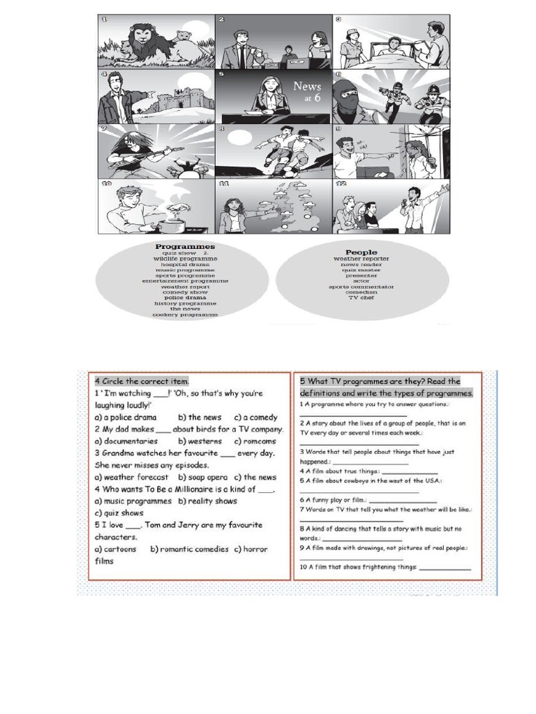 Matching Tasks, New Words, Reading | PDF
