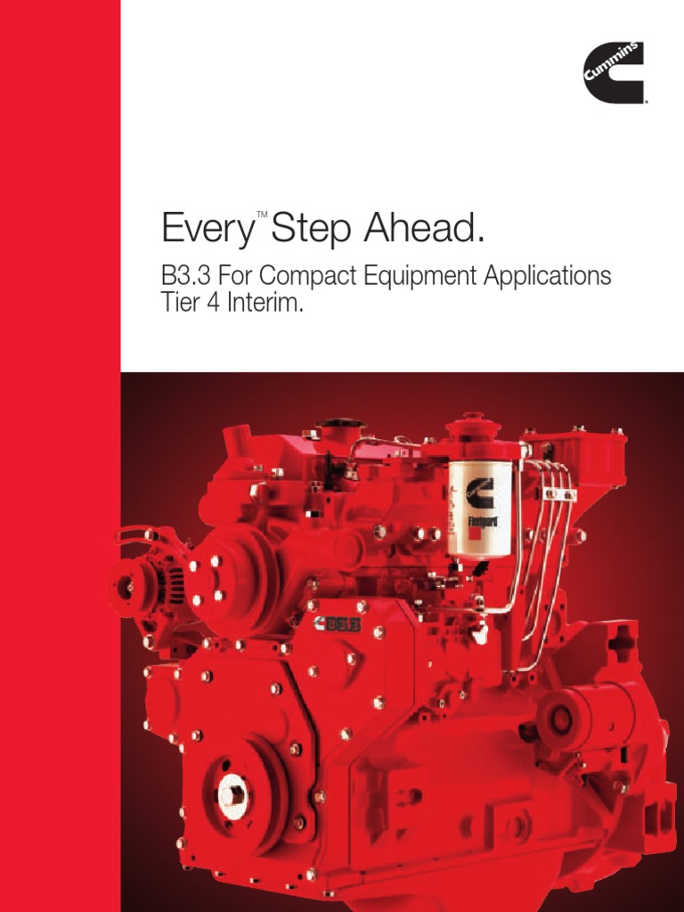 Every Step Ahead.: B3.3 For Compact Equipment Applications Tier 4 ...