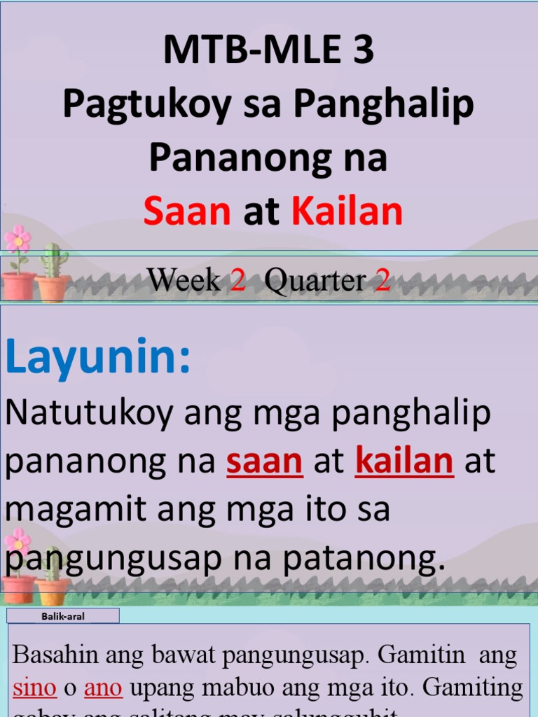 MTB-MLE Q2 Week2 | PDF