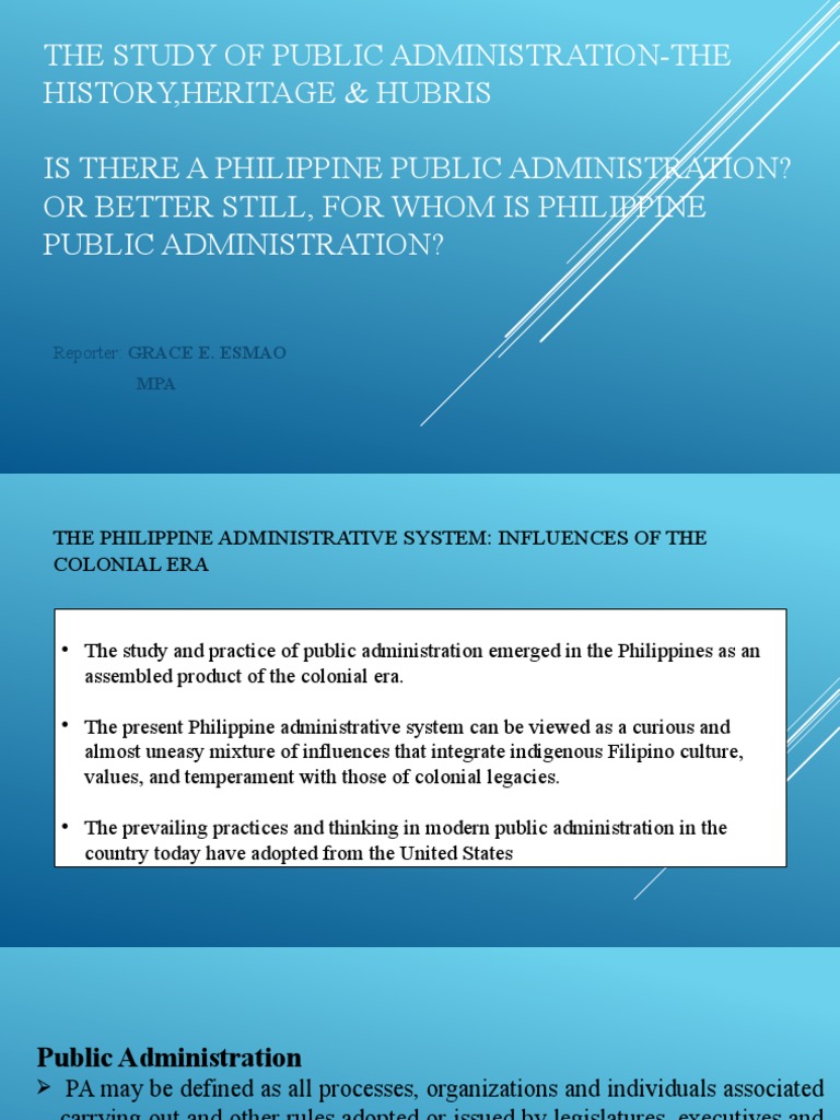 The Study of Public Administration | PDF | Public Administration | Governance