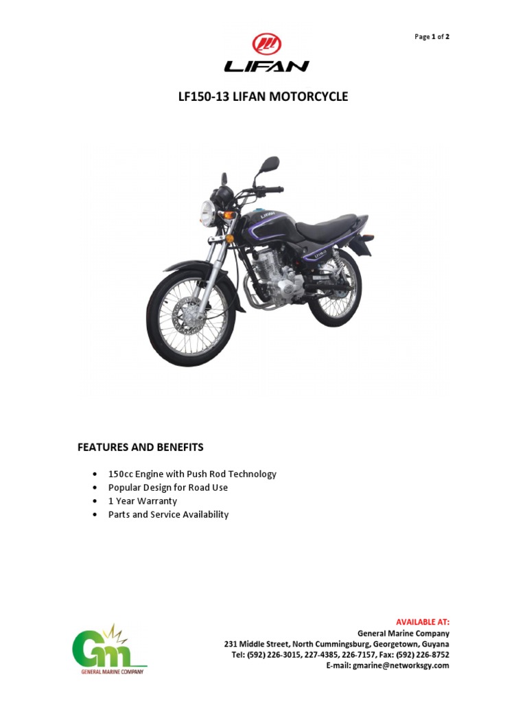 LF150-13 - GM Brochure | PDF