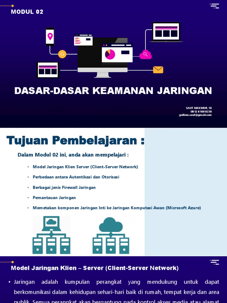 Modul 02 Dasar-Dasar Keamanan Jaringan | PDF Modul 02 Dasar-Dasar Keamanan Jaringan | PDF