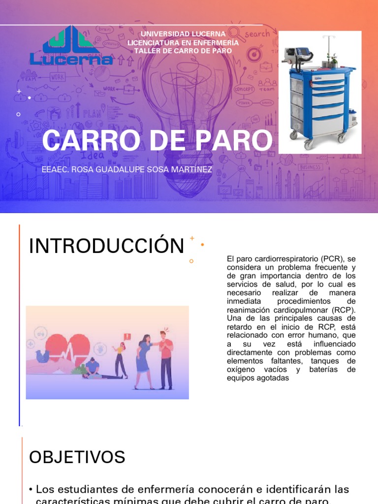 Carro de Paro | PDF | Paro cardíaco | Reanimación cardiopulmonar