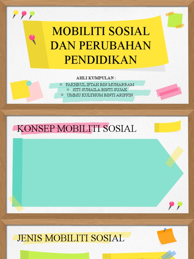 Ep4 Mobiliti Sosial Dan Perubahan Pendidikan | PDF