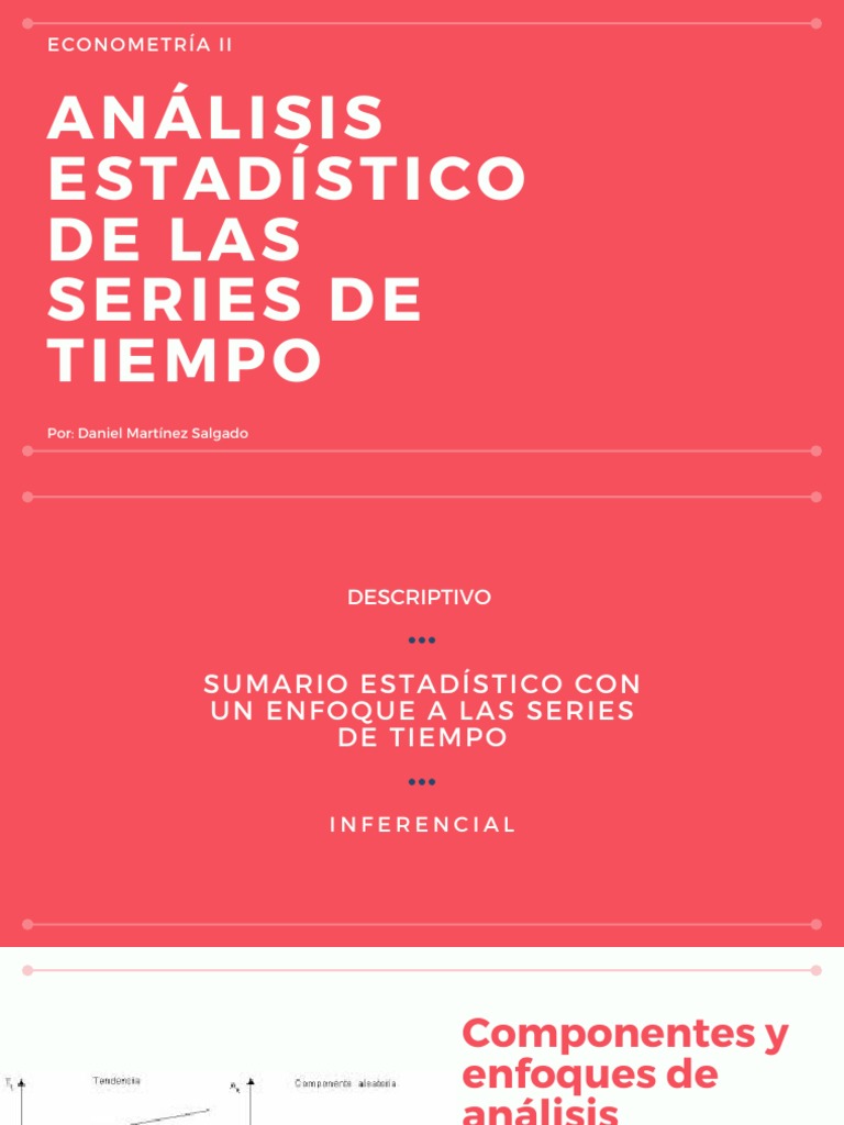 ANáLISIS ESTadístico de Las Series de Tiempo | PDF | Estadísticas | Econometría