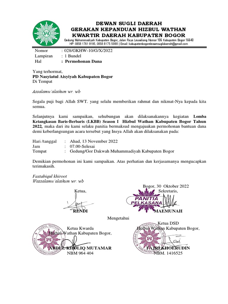 0009 Proposal (PD Nasyiatul Aisyiyah Kabupaten Bogor) | PDF