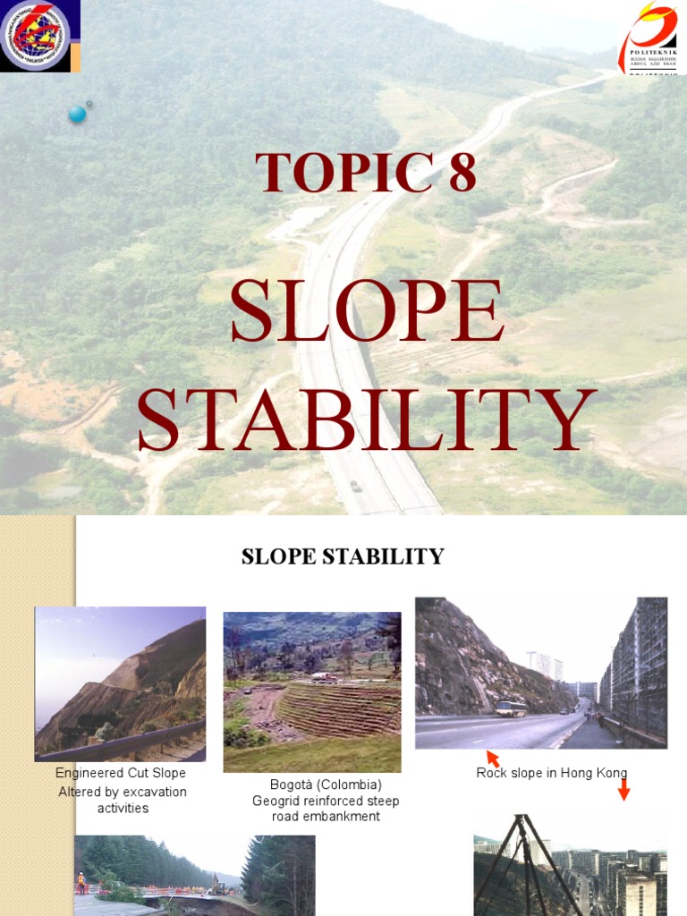Chapter 8 - Slope Stability (Baru) | PDF | Landslide | Applied And ...