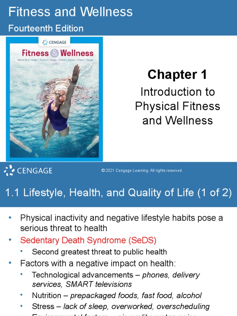 Ch01.Intro To Phys Fit Well | PDF | Physical Fitness | Obesity