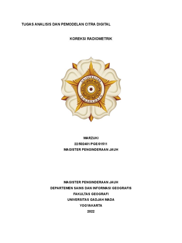 APCD - 02 - Koreksi Radiometrik - Marzuki | PDF