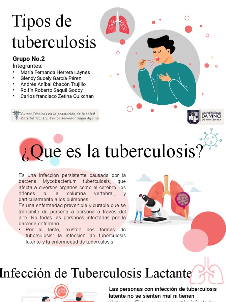 Presentacion Tipos de Tuberculosis | PDF | Tuberculosis | Tos