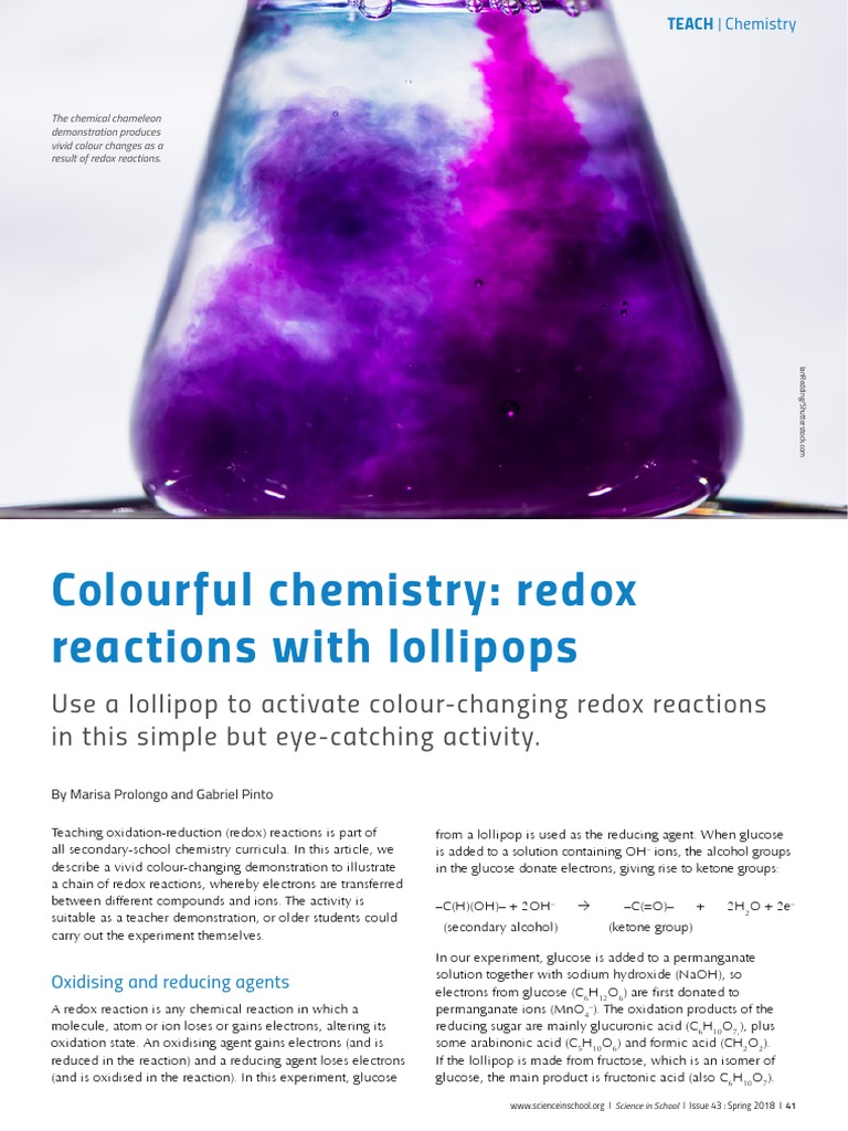 Issue43 Lollipops | PDF | Redox | Atomic Orbital