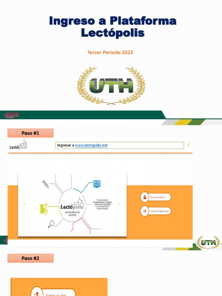Guía de Acceso a Lectópolis 2022 | PDF | Crecimiento personal y profesional