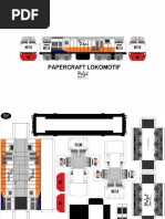 Halzet - Papercraft Rangkaian Kereta Ekonomi 2016-1 | PDF