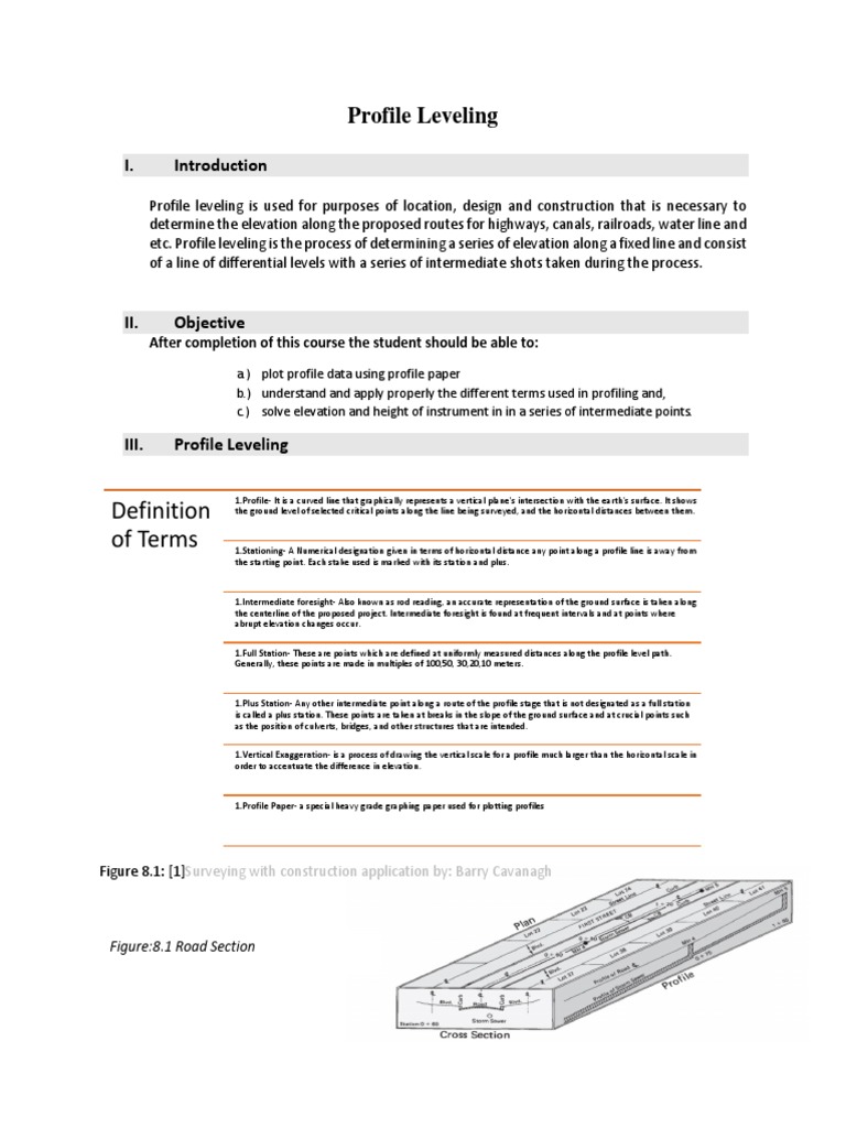 Profile Leveling | PDF | Surveying | Mathematics