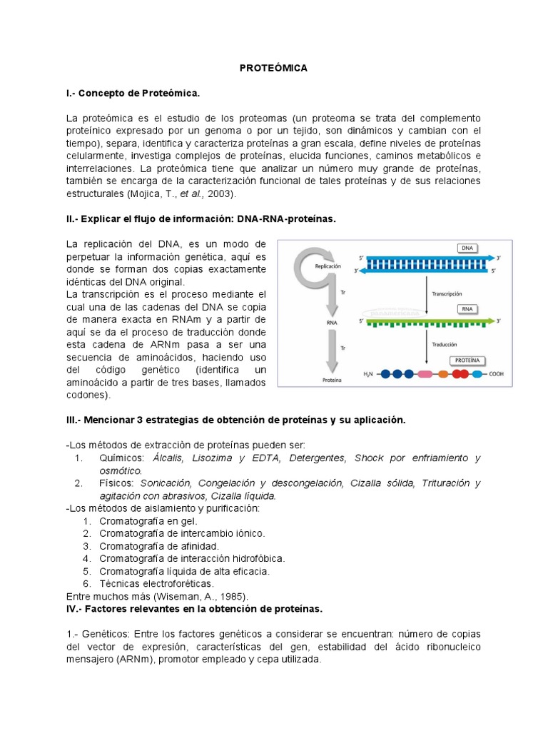 Introducción A La Proteómica | PDF | Proteínas | Proteómica