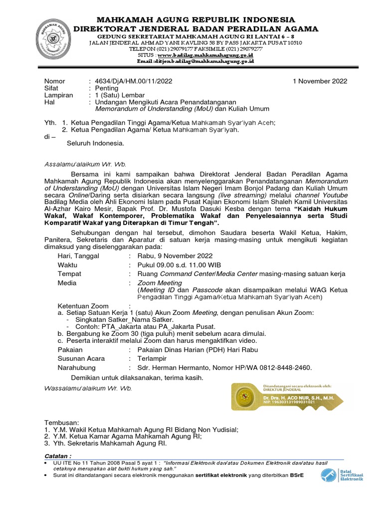 UNDANGAN KE PESERTA MOU UIN PADANG-KULIAH UMUM-9-11-2022 - Sign - Sign ...
