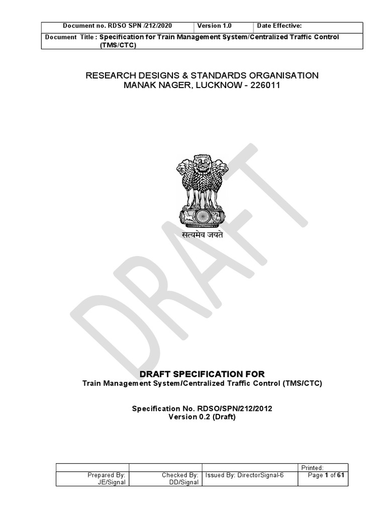 Final Draft Spec Of Ctc Pdf Server Computing Computer Terminal