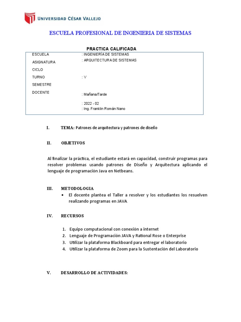 Practica Calificada-Caso de Estudio G - 7 | PDF | Java (lenguaje de programación) | Bases de datos