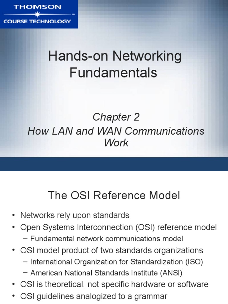 CH 2 How LAN and WAN Communications Work | PDF | Computer Network | Osi Model