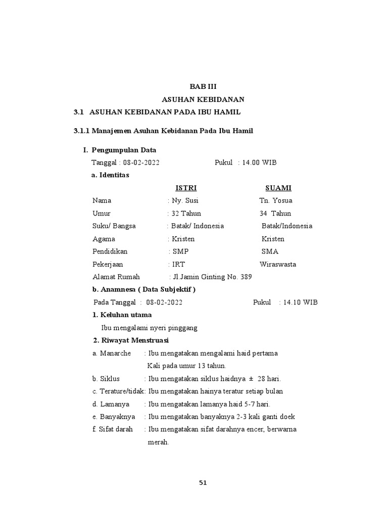 3 Asuhan Kebidanan LTA | PDF