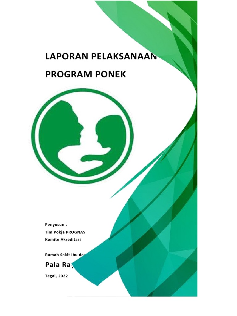 Laporan Program Ponek | PDF | Ilmu Sosial | Kesehatan Holistik