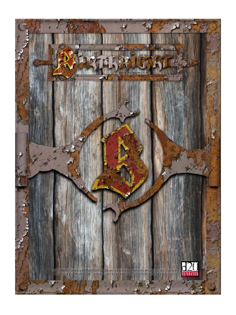 D&D 3.5 - Birthright Campaign Setting | PDF | Games & Activities