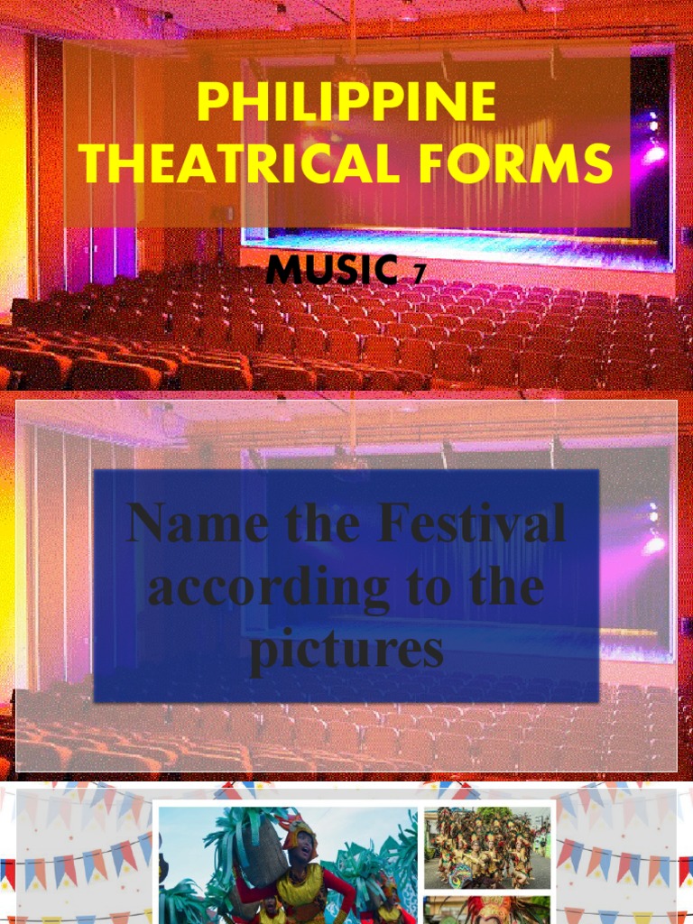 Philippine Theatrical Forms Overview | PDF | Foreign Language Studies ...