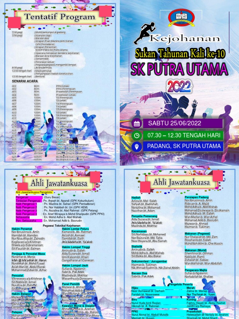 Buku Program Hari Sukan 2022 Pdf