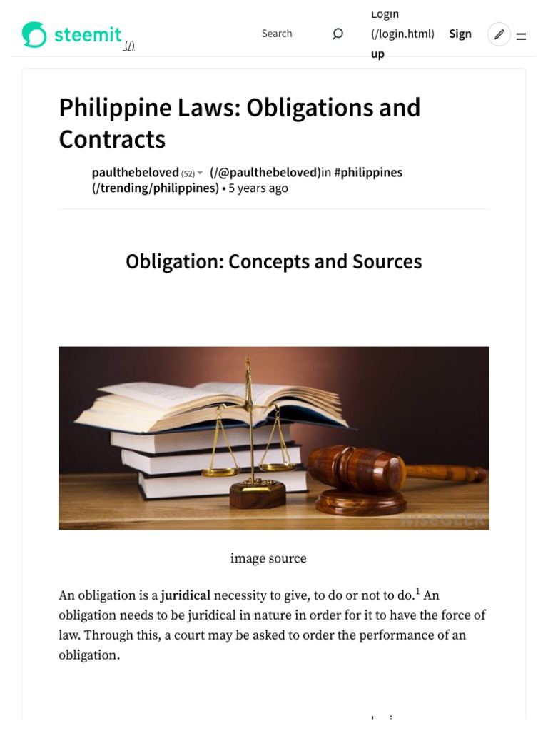 Philippine Contract Law Essentials | PDF | Law Of Obligations | Legal ...