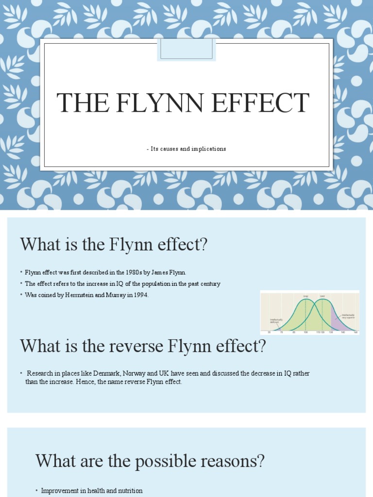 The Flynn Effect | PDF | Self-Improvement | Wellness