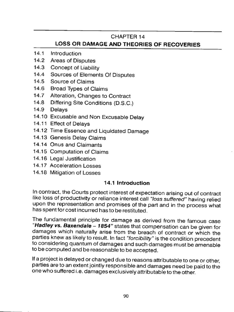 Chapter 14 Loss Or Damage And Theories Of Recoveries Pdf