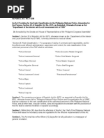 PNP Old and New Rank Classification | PDF | Sergeant | Lieutenant