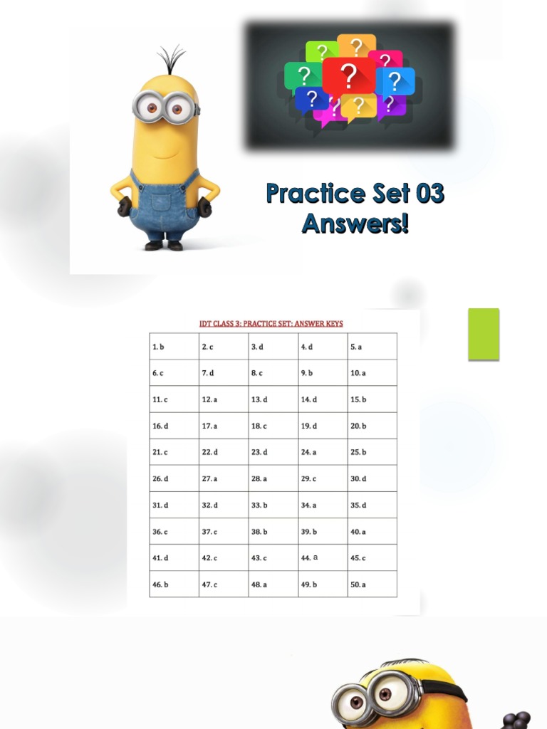Practice Set 3 | PDF