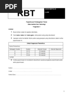 Ujian RBT Tahun5 | PDF
